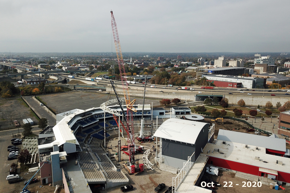 Harbor Yard Amphitheater - United Steel